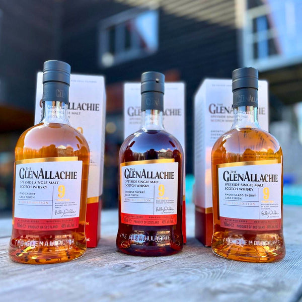 The GlenAllachie Wood Collection Sherry Series Single Malt Whiskies ...